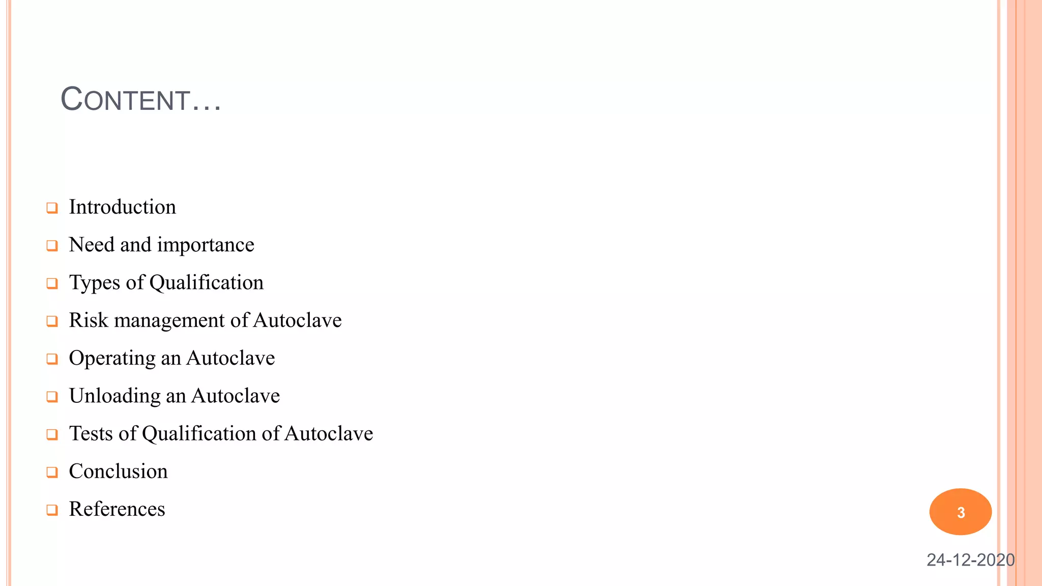 Qualification Of Autoclave | PPTX