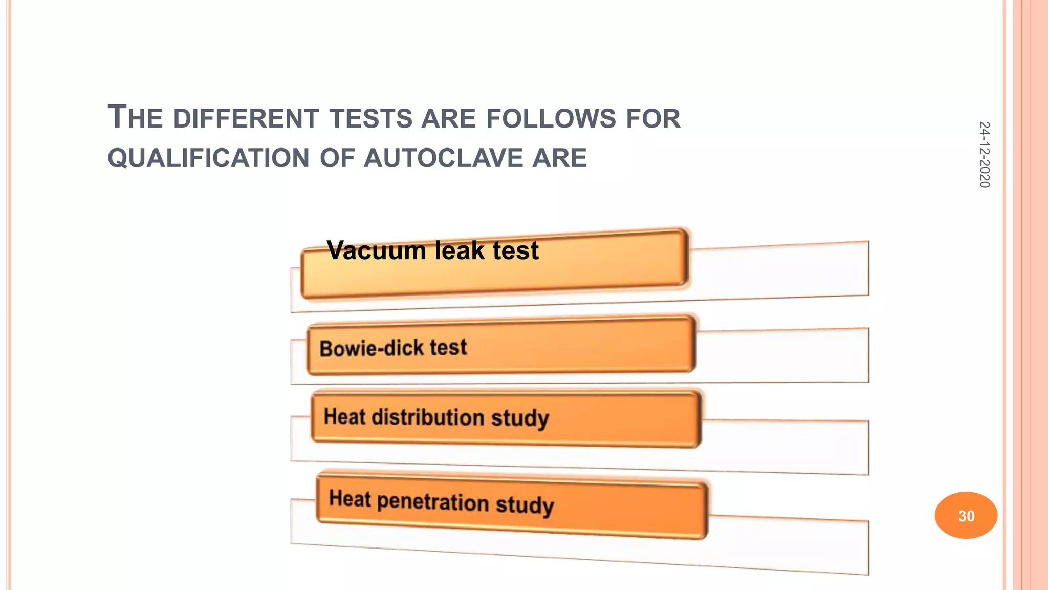 Qualification Of Autoclave | PPTX