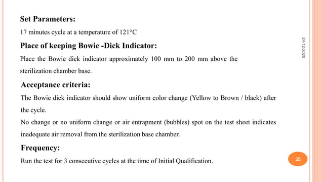 Qualification Of Autoclave | PPTX | Infectious Diseases | Diseases and ...