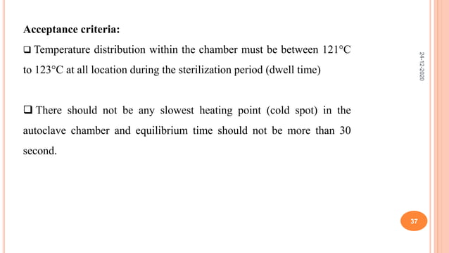 Qualification Of Autoclave | PPTX | Infectious Diseases | Diseases and ...