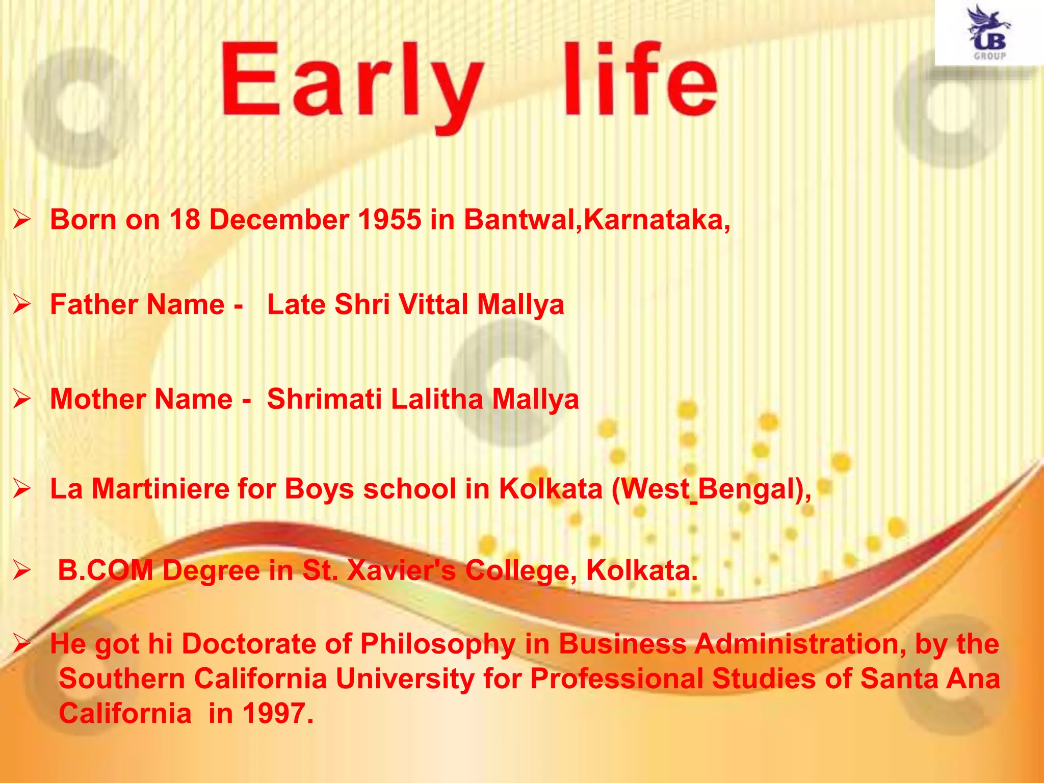 PPT On Vijay mallya | PPTX