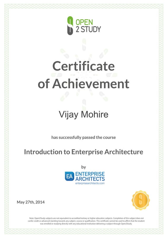 Vijay Mohire Enterprise Architecture | PDF