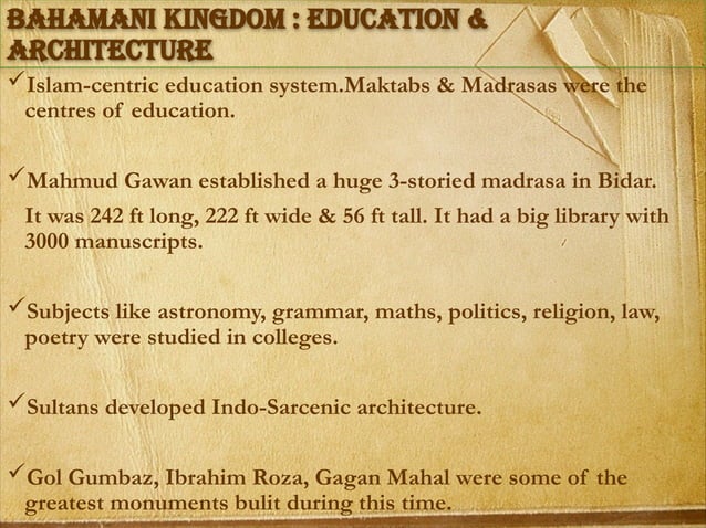 Vijayanagara & Bahmani Kingdom - The Introduction - | PPT