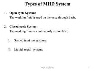 Vijay patel mhd system | PPT