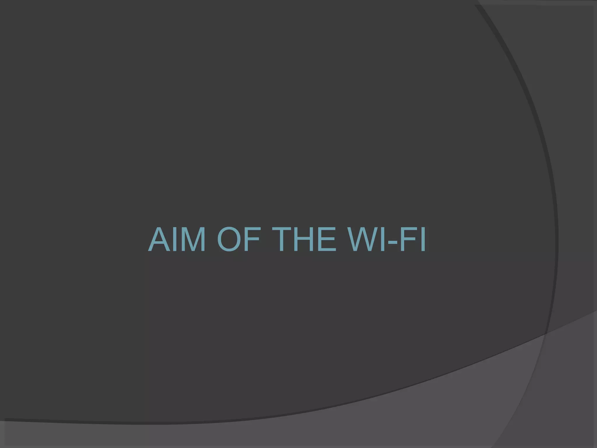 wi-fi ppt | PPT