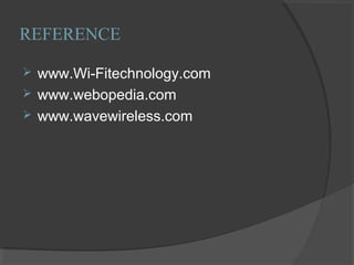 wi-fi ppt | PPT
