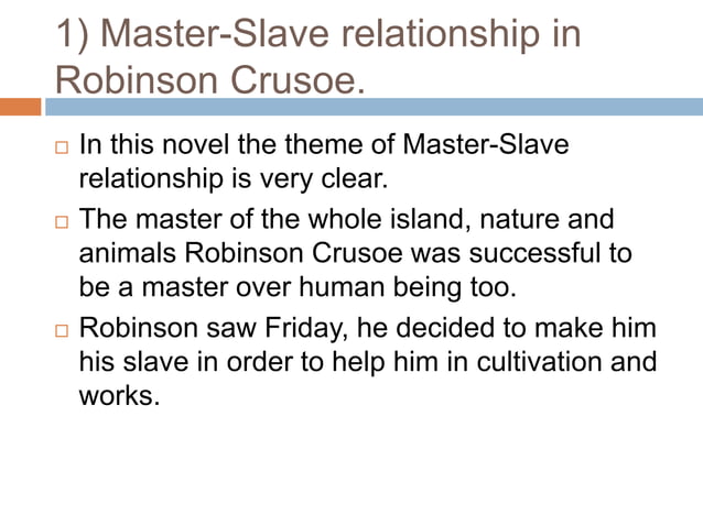 Comparision netween the character of Robinson & Friday | PPTX