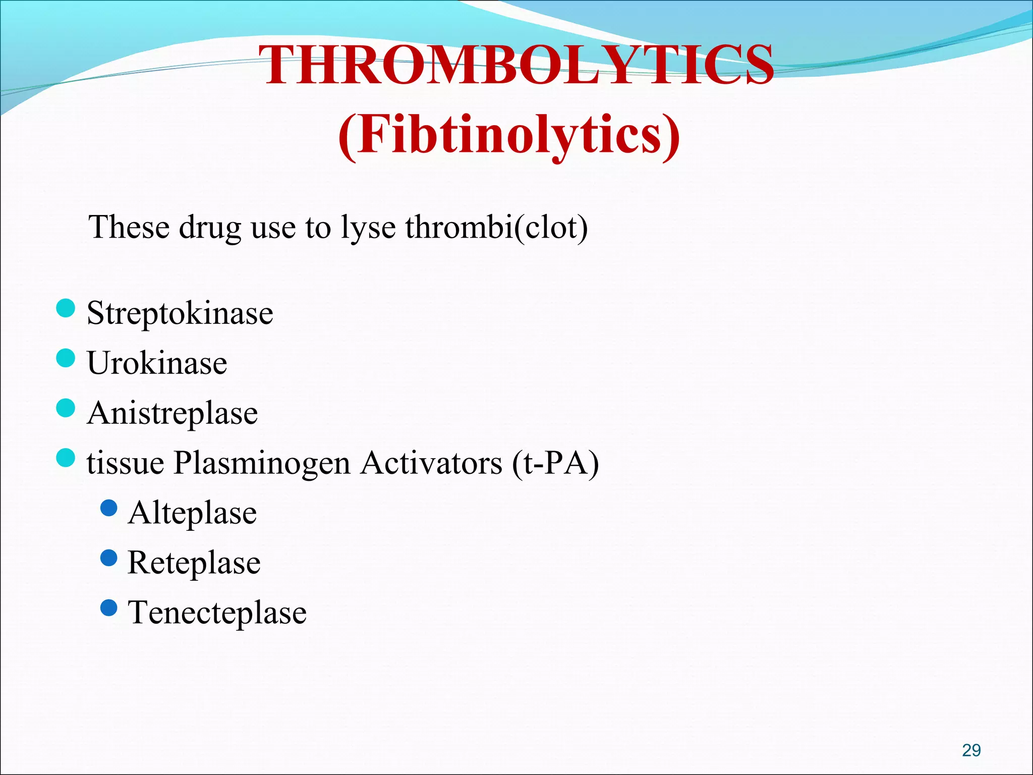 blood cogulants and anticogulants..... | PPT