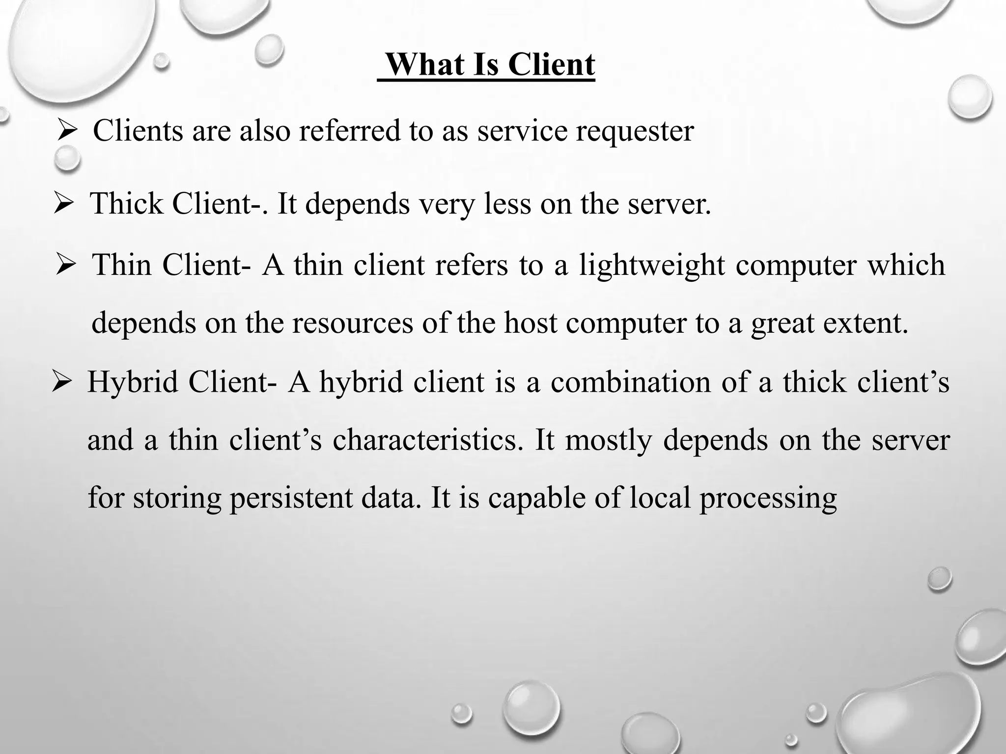 Client server model Presentation 4pptx | PPTX