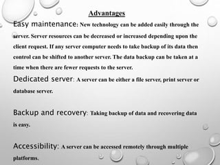 Client server model Presentation 4pptx | PPTX