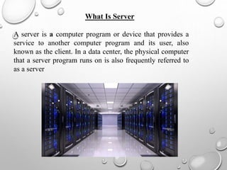 Client server model Presentation 4pptx | PPTX