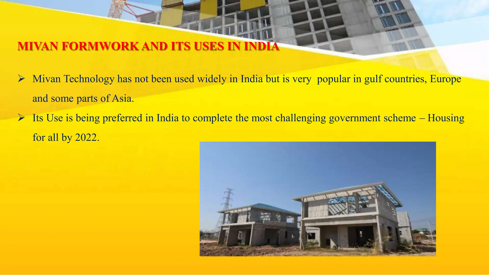 MIVAN-A Versite aluminium firmwork construction technique | PPTX