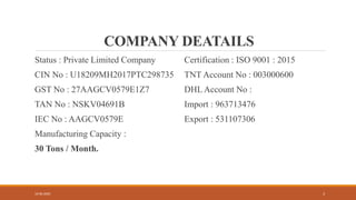 Vijayshree Wear Parts Private Limited | PPTX