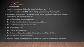 INDUSTRIAL EMPLOYMENT (STANDING ORDERS )ACT , 1946 FOR THE INDUSTRIAL ...