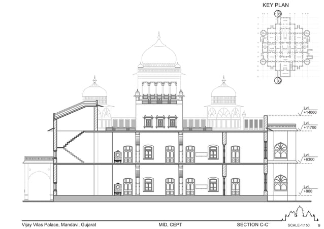 Vijay vilas palace architectural details, mandvi | PDF | Interior ...