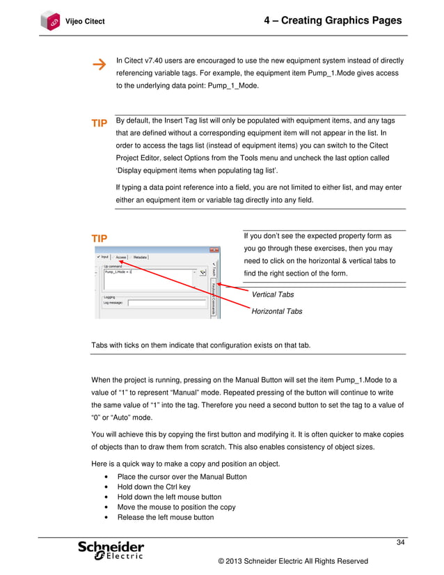 Vijeo citect quick start tutorial - part 1 ver d | PDF