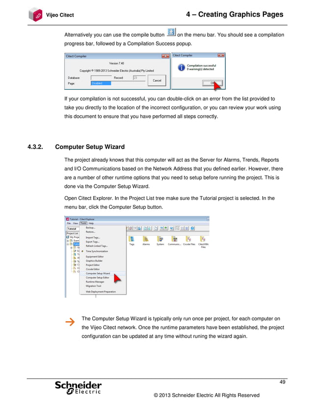 Vijeo citect quick start tutorial - part 1 ver d | PDF