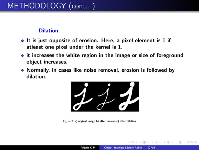 Object Detection Mobile Robot Image Processing Ppt