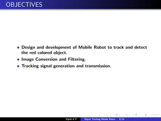 Object detection mobile robot+ image processing | PPT | Free Download