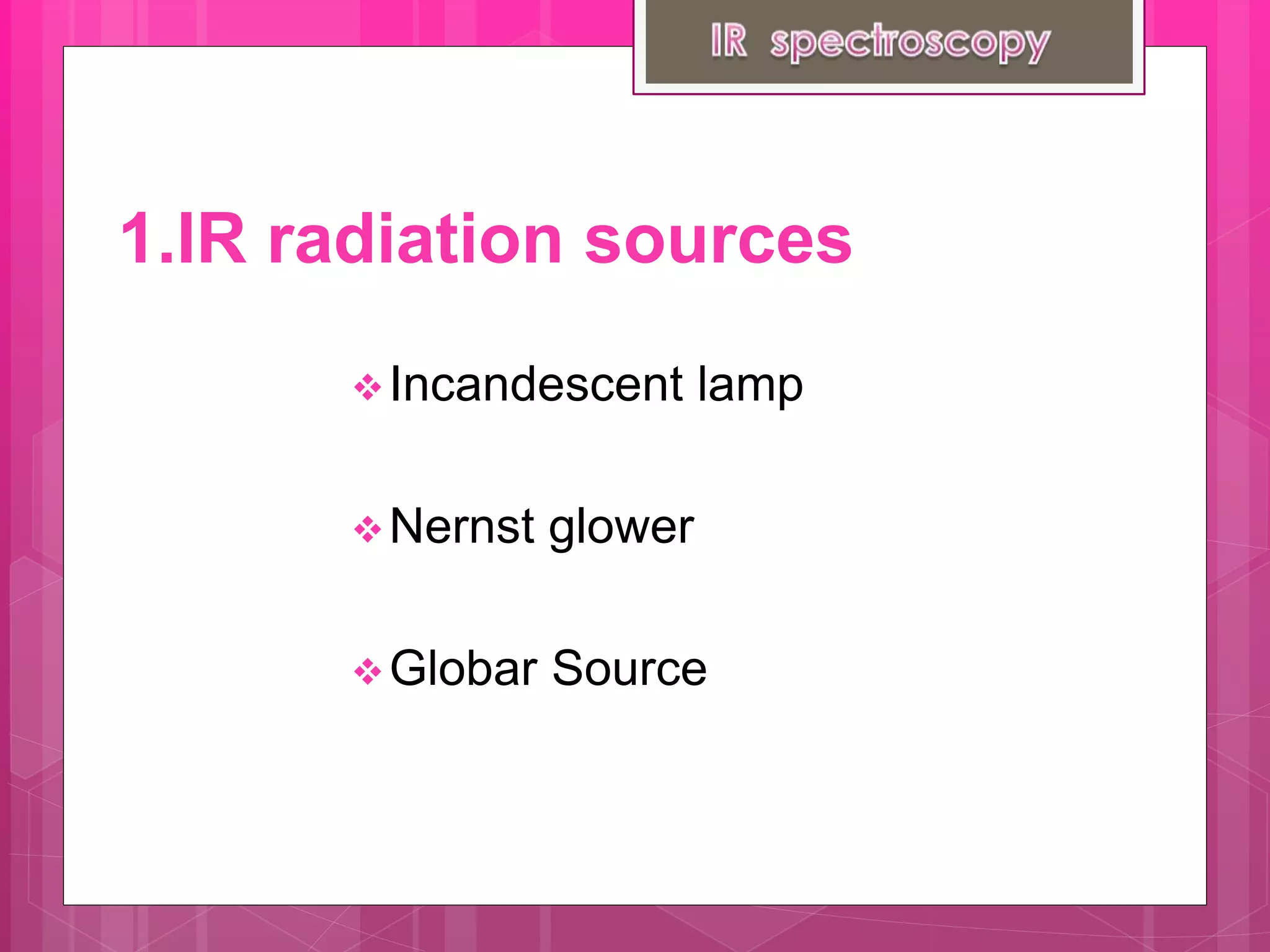 Infrared spectroscopy | PPTX