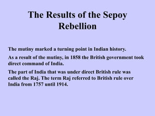 Growth of the British Empire in India | PPTX