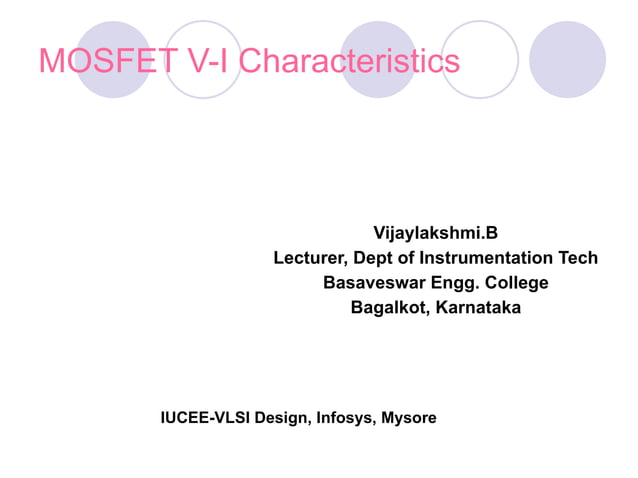 MOSFET presentation(MOSFET, FET, BJT, Transistor) | PPTX