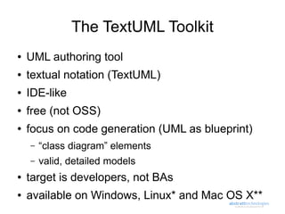 TextUML Toolkit | PDF