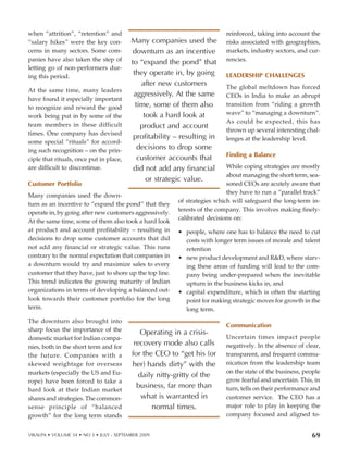 The economic downturn: Coping strategies and the way forward | PDF