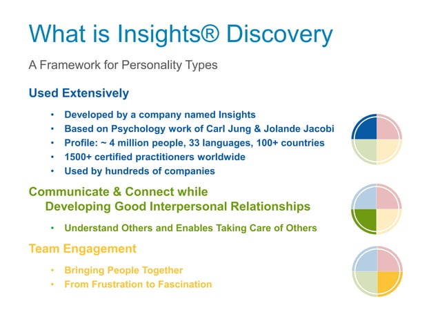 Using Discovery Insights Personality Types | PPTX