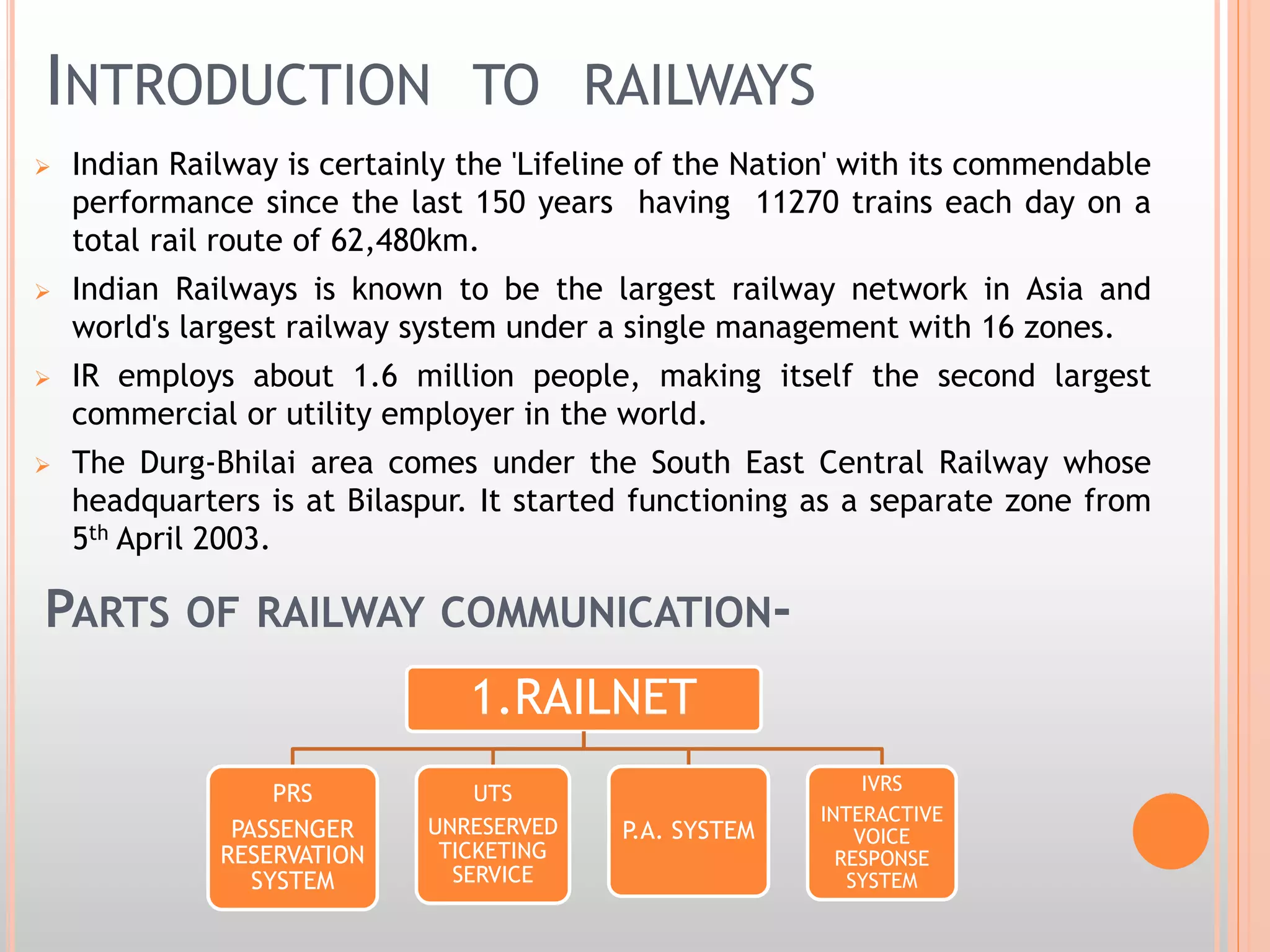 communication system in railways | PPTX