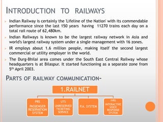 communication system in railways | PPTX