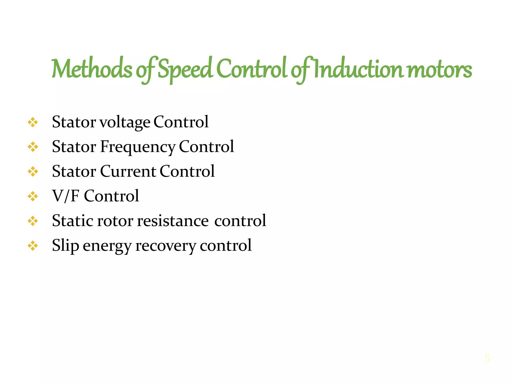 three phase induction motor drive | PPTX