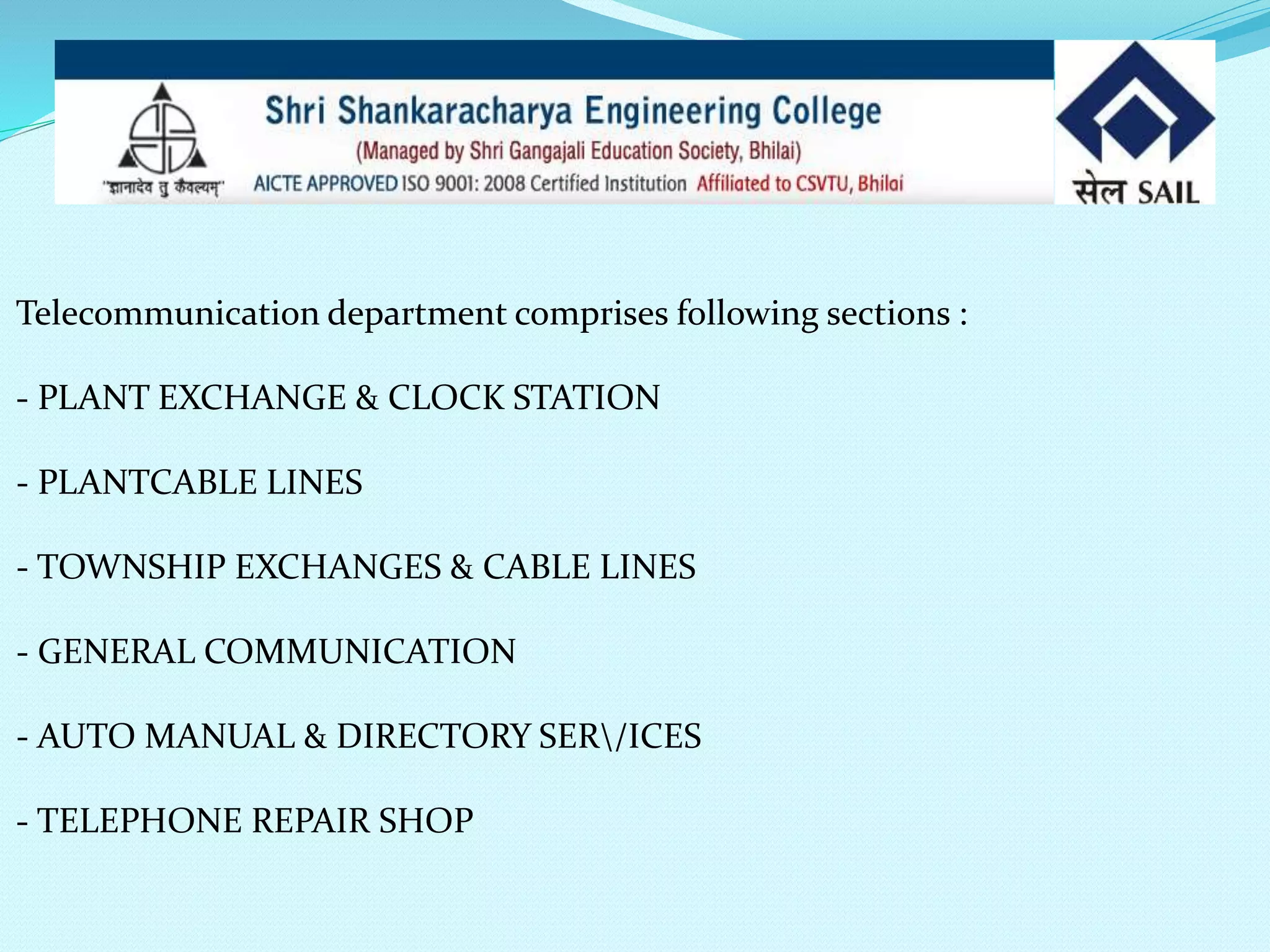 BHILAI STEEL PLANT VOCATIONAL TRAINING | PPTX