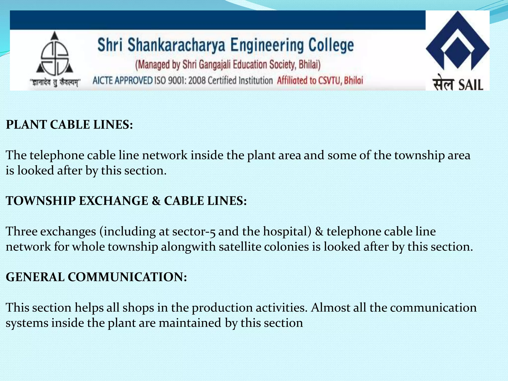 BHILAI STEEL PLANT VOCATIONAL TRAINING | PPTX