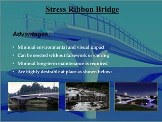 stress ribbon bridge ppt | PPT