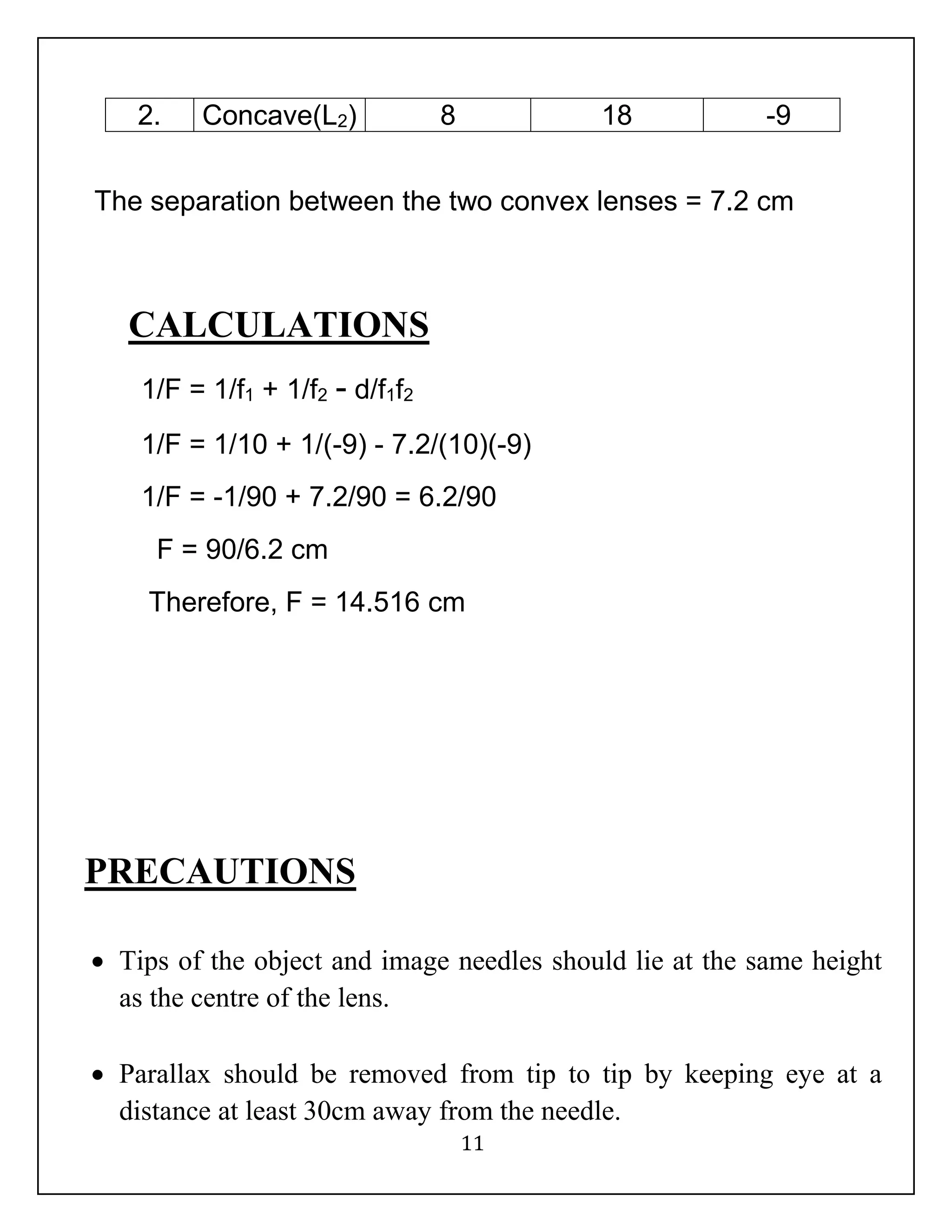Physics Investagatory Project | DOCX