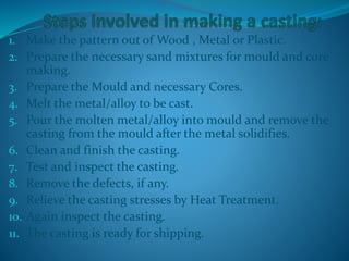 METAL CASTING vikassingh | PPT