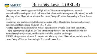 laboratory biosafety | PPTX
