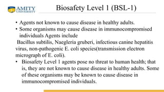 laboratory biosafety | PPTX