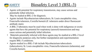 laboratory biosafety | PPTX