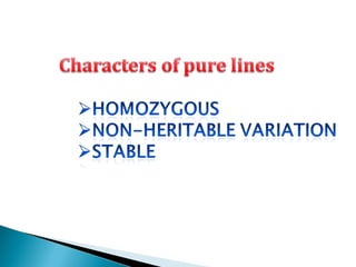 pure line theory | PPT