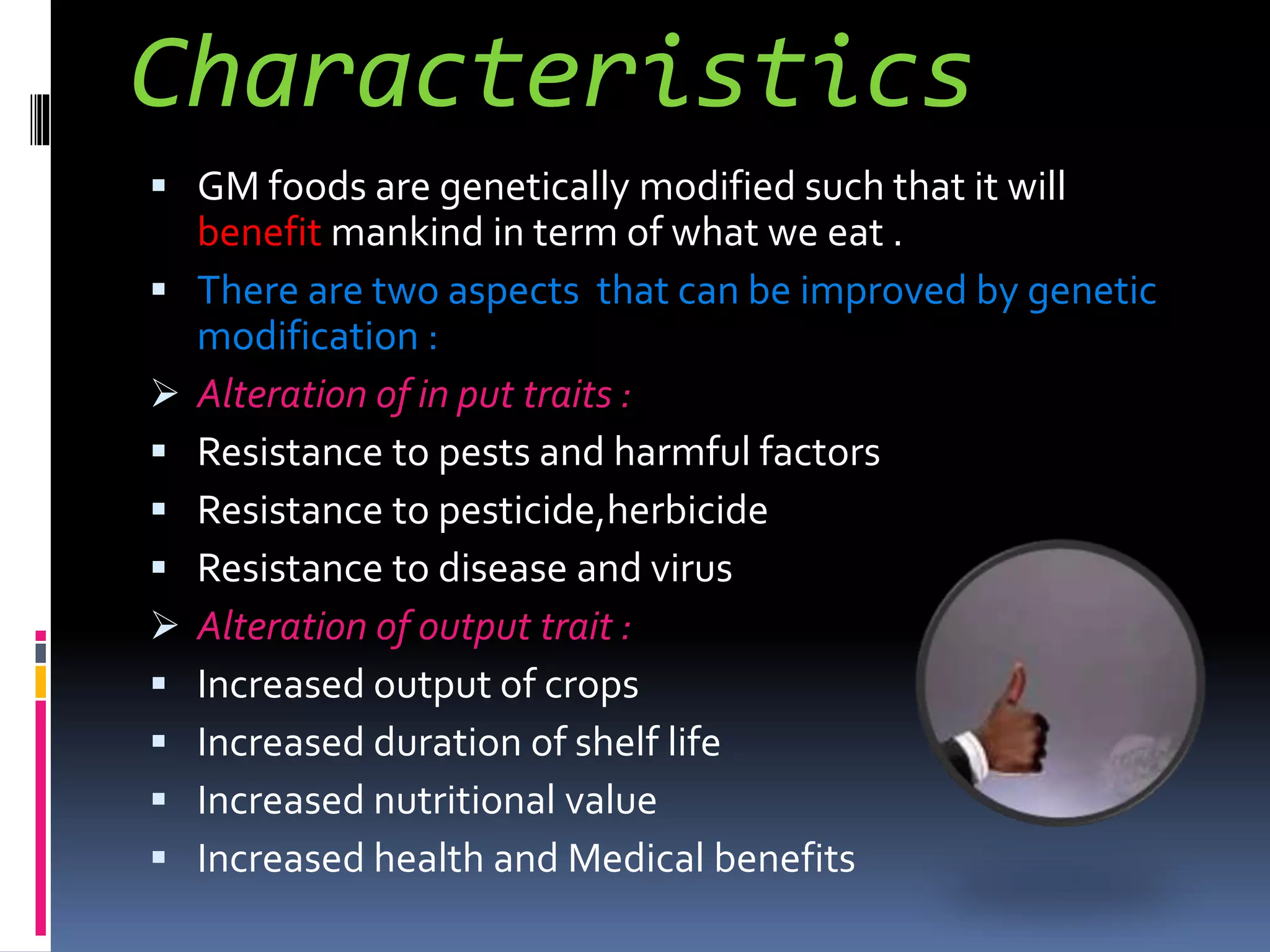 genetically modified food | PPTX