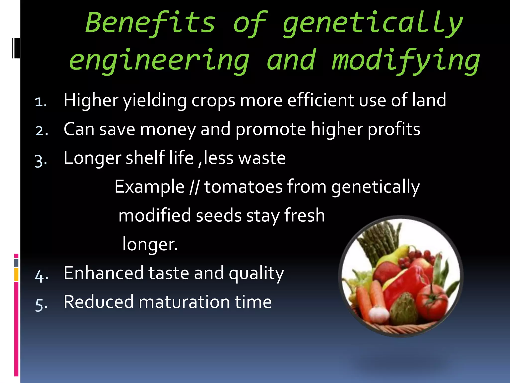 genetically modified food | PPTX