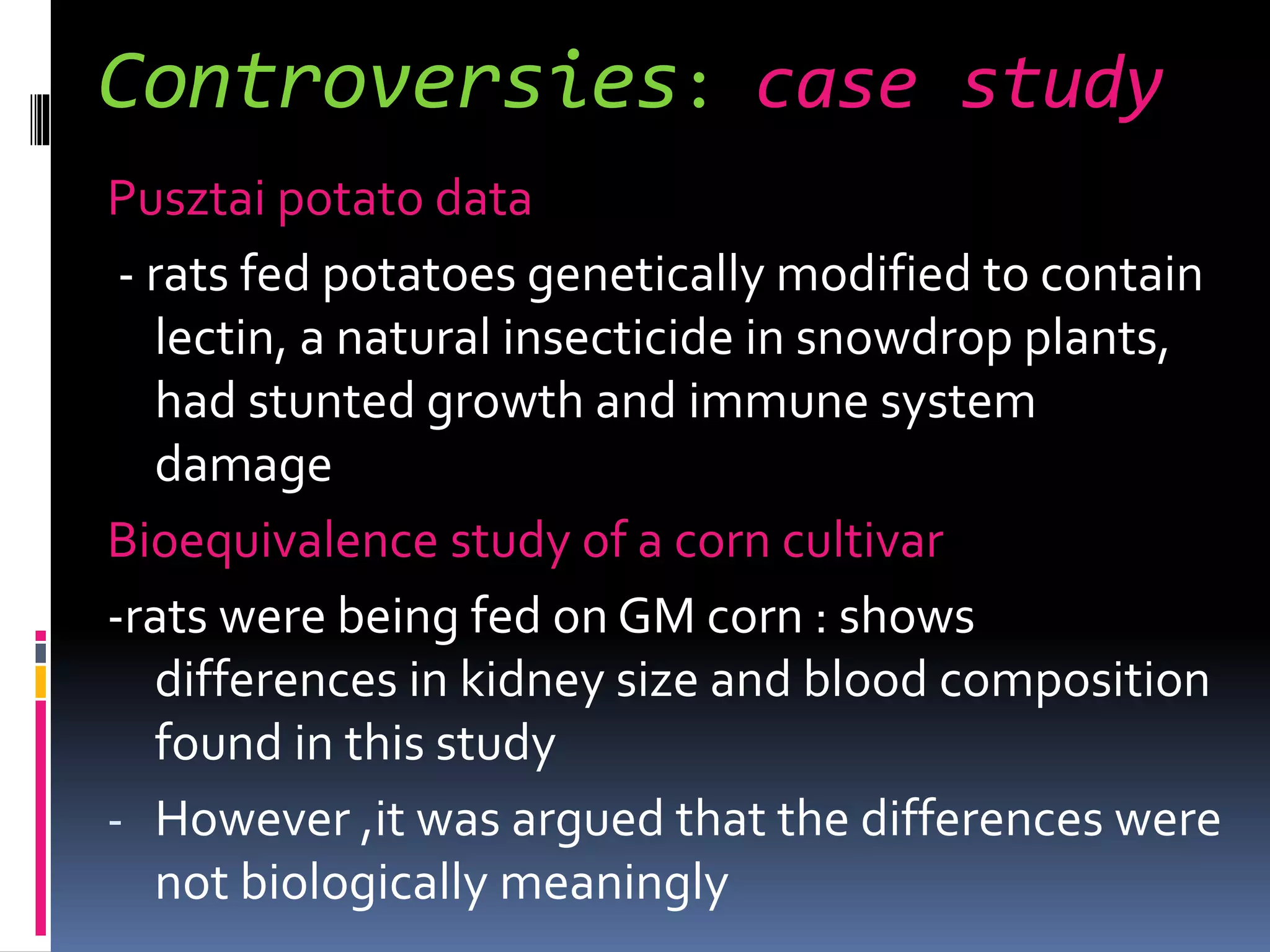 genetically modified food | PPTX