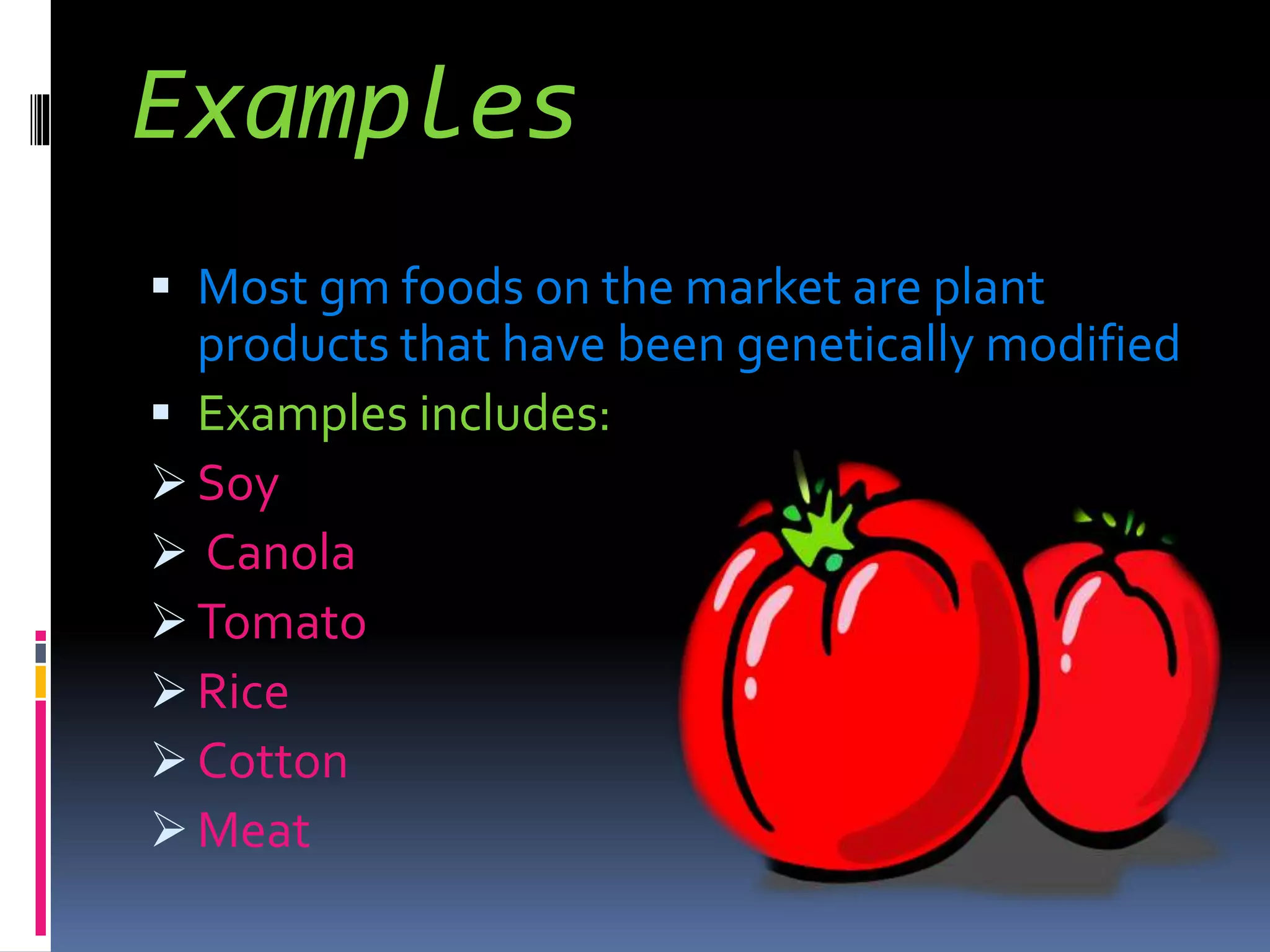 genetically modified food | PPTX