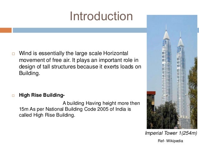 Effect of wind Load On High Rise Building