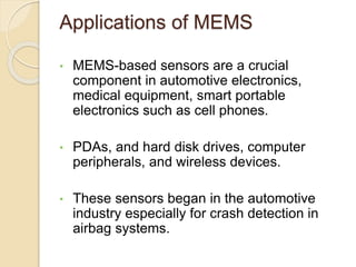 mems tech | PPTX