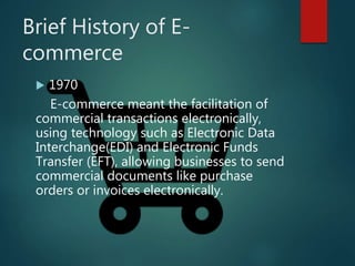 E- Commerce and Amazon | PPTX