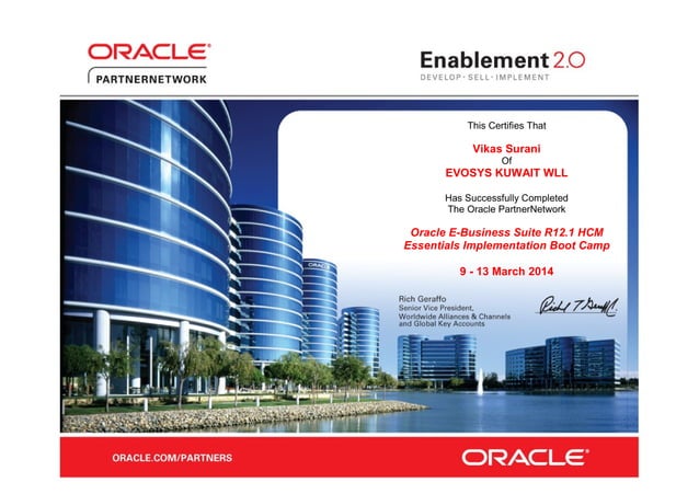 Oracle Certificate | PPT
