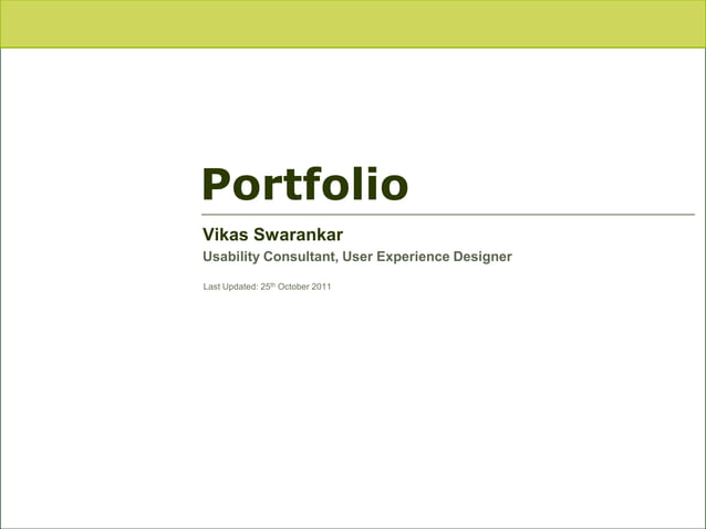 Vikas swarankar portfolio_25_oct_2011 | PDF | Web Design and HTML ...